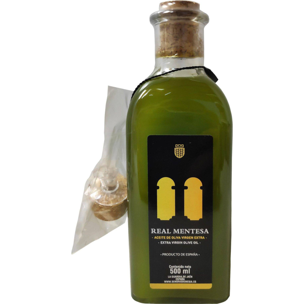 Real Mentesa. AOVE sin filtrar con tapón dosificador. Frasca 500 ml ...