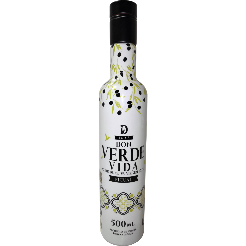 Don Verde Vida. Caja de 6 botellas de 500 ml. - La Aceitera Jaenera