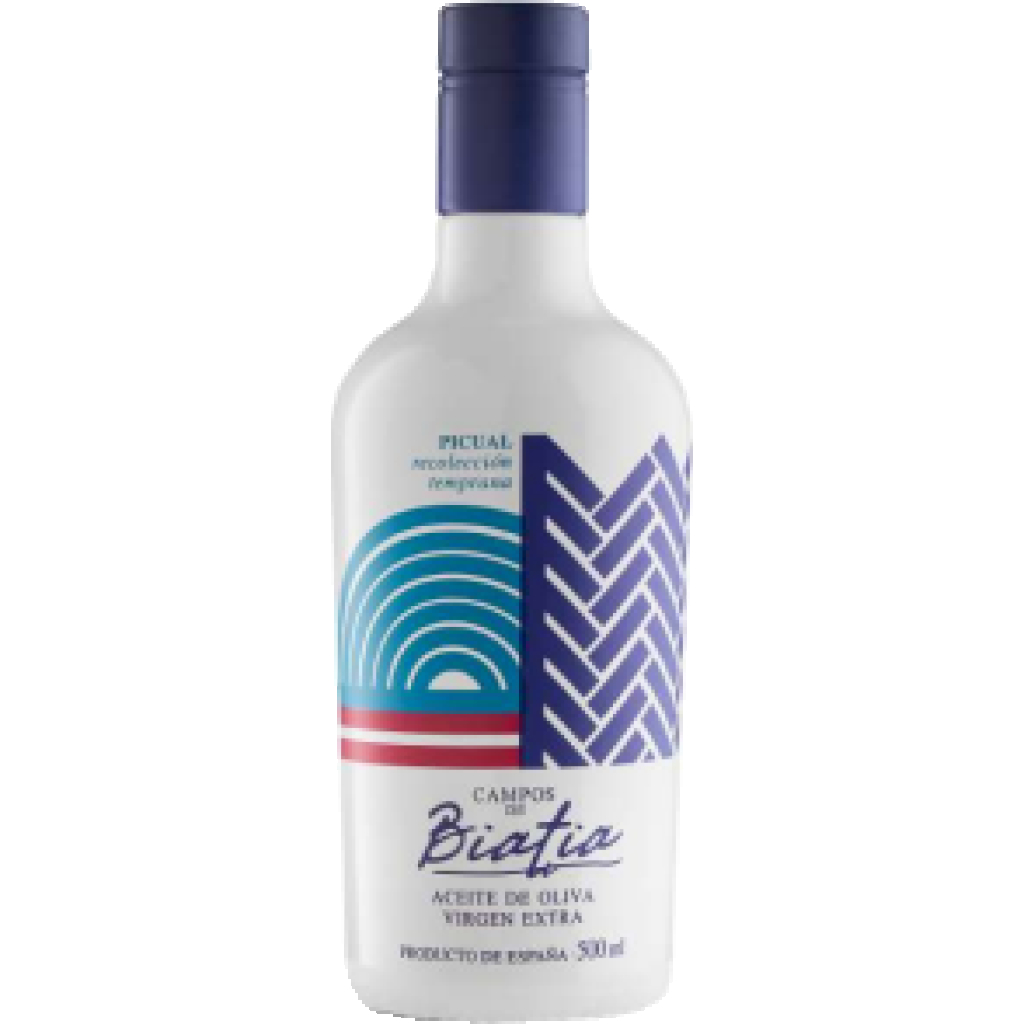 Campos de Biatia Aceite de Oliva Virgen Extra Variety (CRISTAL) 500 ml ...