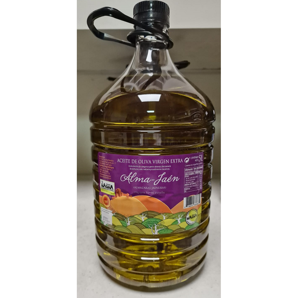 Aceite de oliva virgen extra. Alma-Jaén. 3 garrafas de 5 Litros - La ...